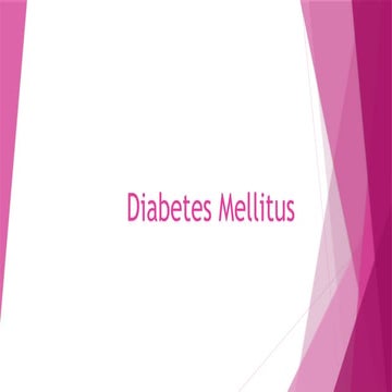 Diabetes Mellitus Lecture in the PHilippines | PPTX