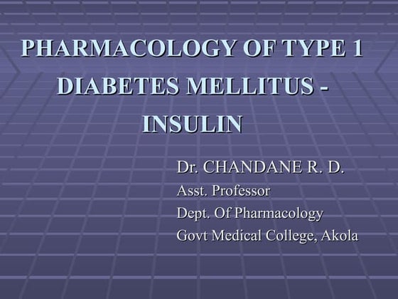 Insulin receptor and mechanism of signalling | PPTX
