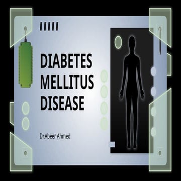 Diabetes Mellitus Disease (2).pptx diagnosis and | PPTX