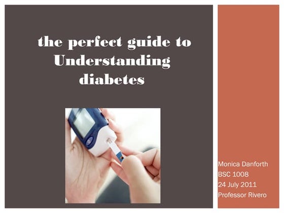 Diabetes powerpoint | PPT