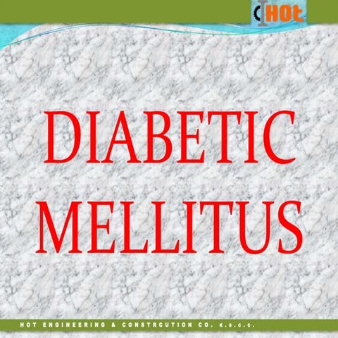 Diabetes power point_presentation | PPTX