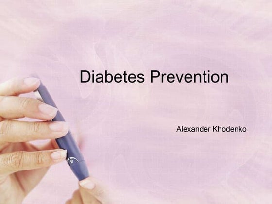 What Pre-Diabetes Is And What The Risk Factors Are For Pre-Diabetes | PPT