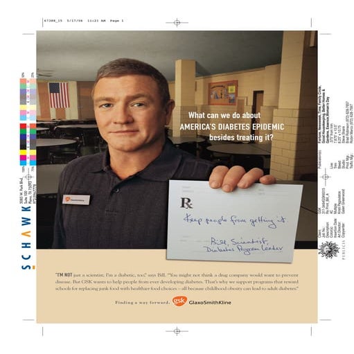 GSK Reputation-Diabetes Prevention Print | PDF