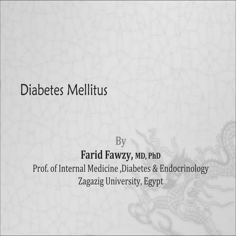 Diabetes mellitus -INTRODUCTION,TYPES OF DIABETES MELLITUS | PPT