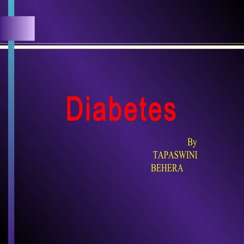 Diabetes | PPT