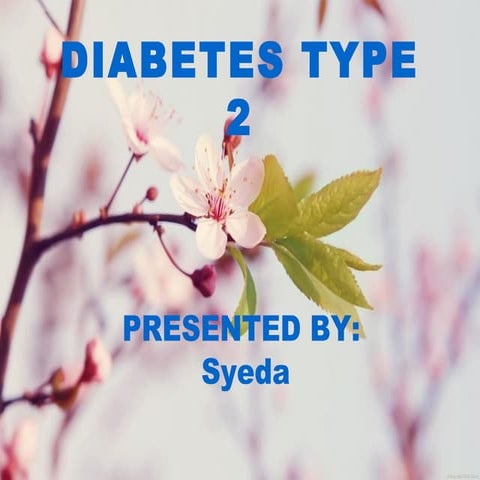 Diabetes type 2 | PPT