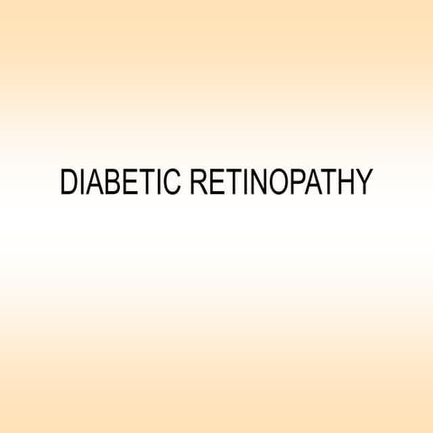 A Deep Learning Approach for the Detection of Diabetic Retinopathy | PPT
