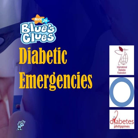 Diabetic emergencies | PPTX