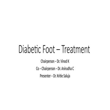 Diabetic Foot Management explained in de | PPTX