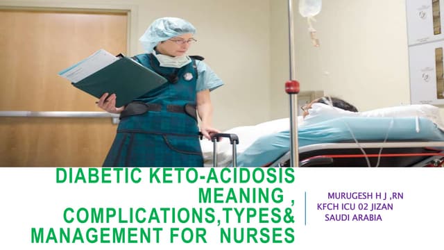 DKA for nurses | PPTX