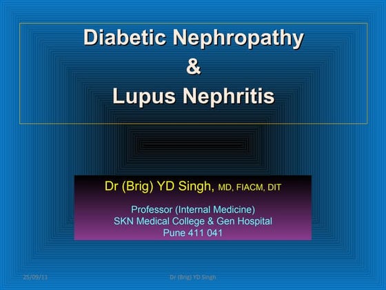 Diabetic nephropathy | PPT