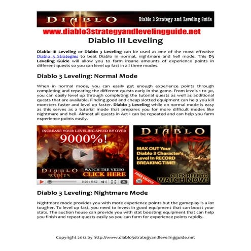 Diablo 3 | PPTX