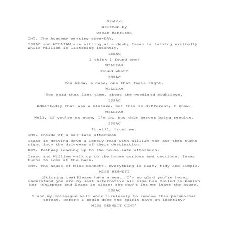 Diablo script | DOCX