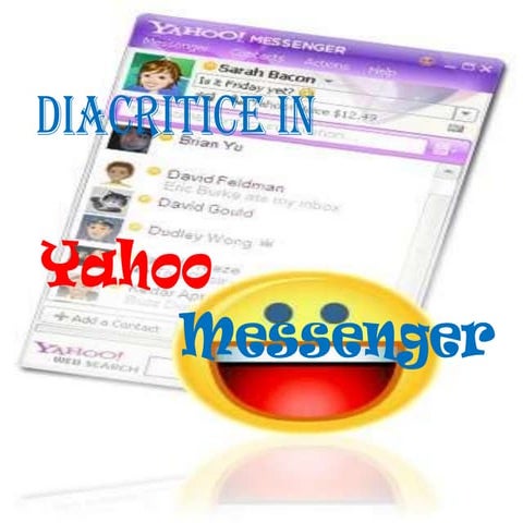 Secarica Diacritice In Messenger | PPTX