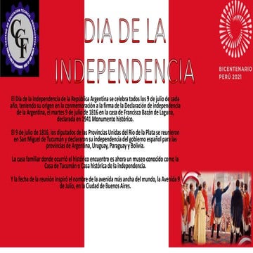 Dia de la independencia | PPTX