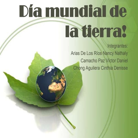 Dia de la tierra | PPTX