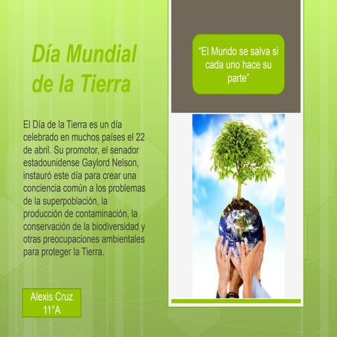 Dia de la tierra | PPTX
