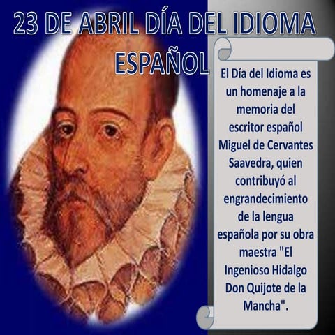 23 de abril Dia del idioma español | PPSX