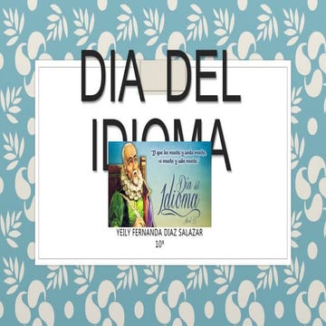 375774734-Dia-Del-Idioma-Espanol información | PDF