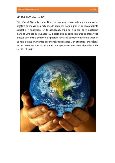 DIA DE LA TIERRA | PPT