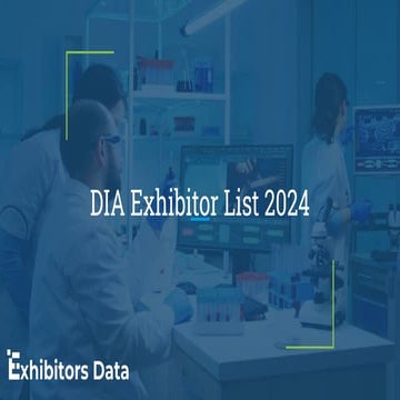 FIA Event Exhibitor Mailing List - Event Data - Exhibitors list | PDF