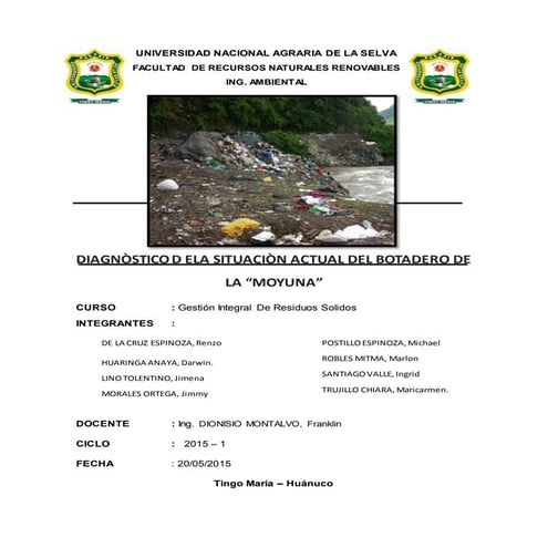 Diagnoatico de-la-situaciòn-actual-del-botadero-d-ela-moyuna (1) | DOCX