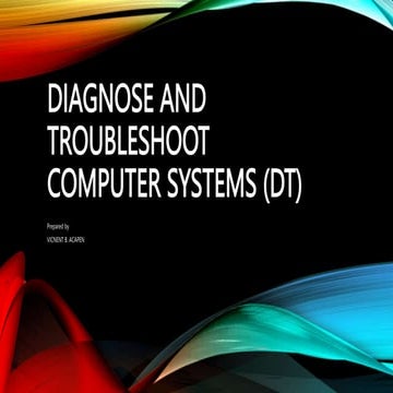 Diagnose And And Troubleshootpptx 