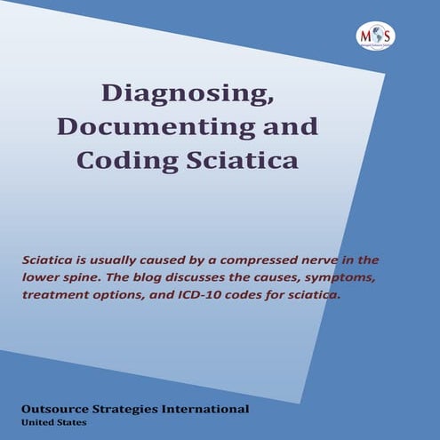 Diagnosing, Documenting, and Coding Sciatica | PDF