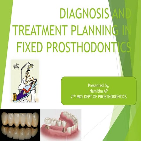 Diagnosis and treatment planning in FPD with related articles | PDF