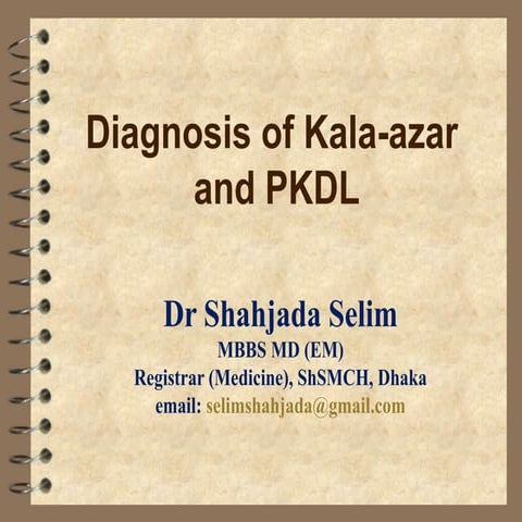 Diagnosis ka pkdl by dr shahjada_selim | PPT