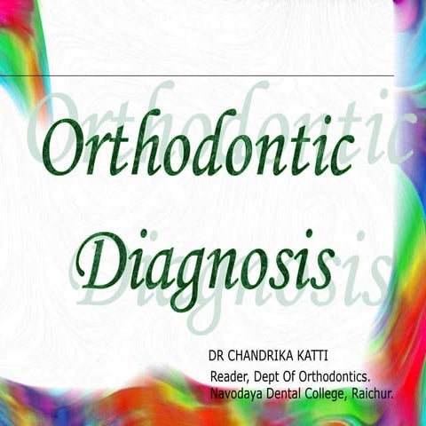 DIAGNOSIS IN ORTHODONTICS O.ppt