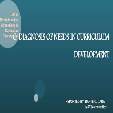 Diagnosis of Need in Curriculum Development.pptx