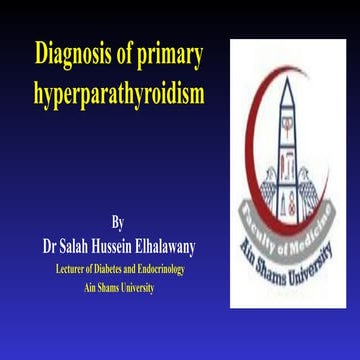 Diagnosis of primary hyperparathyroidism final.pptx