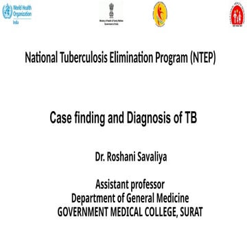 National tuberculosis elimination program guidelines for diagnosis of ...