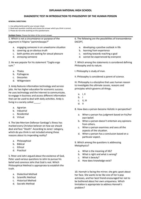 First Periodic Exam-Introduction to Philosophy2.docx