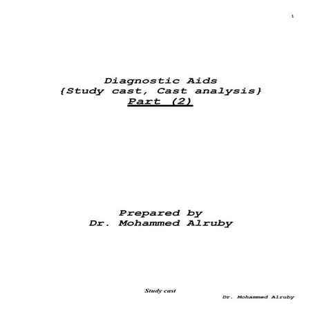 Orthodontic study models | PPT