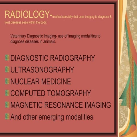 Diagnostic imaging clinics | PPT