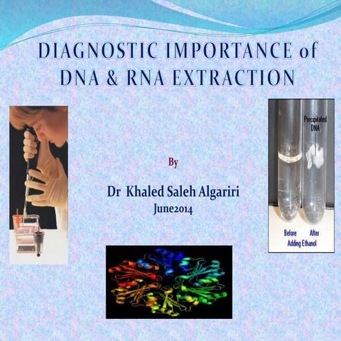 Diagnostic importance dna | PPTX