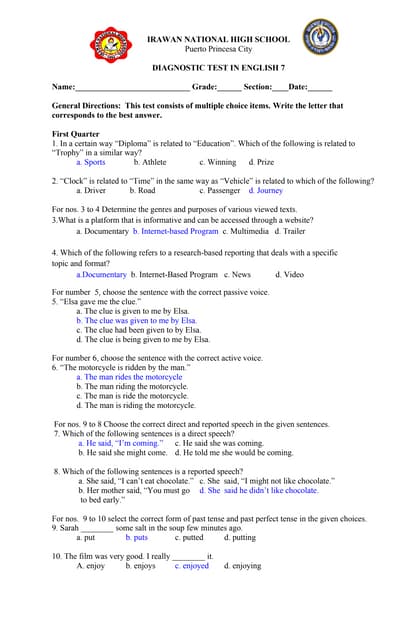 Nts gat general past papers (1) | PDF