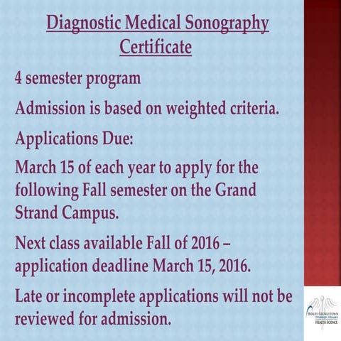 Diagnostic medical sonography steps session | PPTX