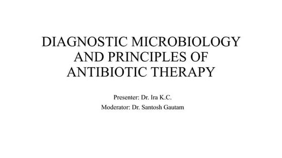 4. Laboratory methods for identification of microorganisms ...
