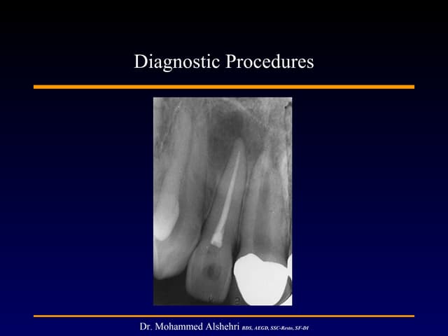 Diagnostic Aids in Endodontics | PPTX