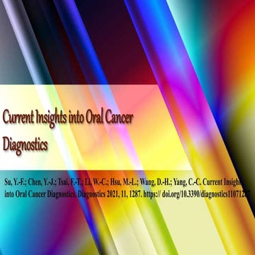 Trends in oral cancer detection | PPTX