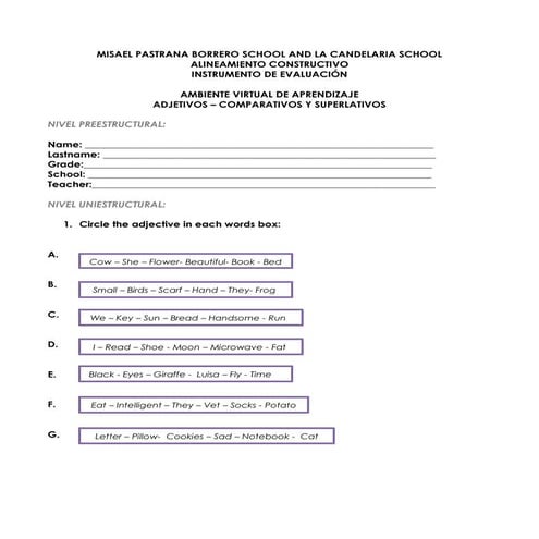 comparative adjectives lesson school students | PPTX