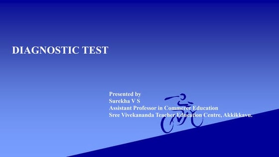 Diagnostic evaluatiion | PPT