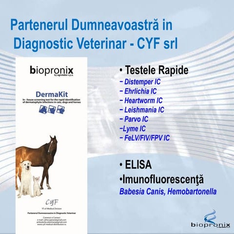 Diagnosticul dermatofitozelor la carnivorele de companie dermakit ...