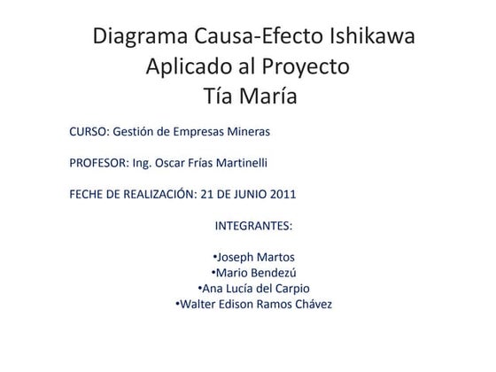 Metodo de las 5 m's | PDF
