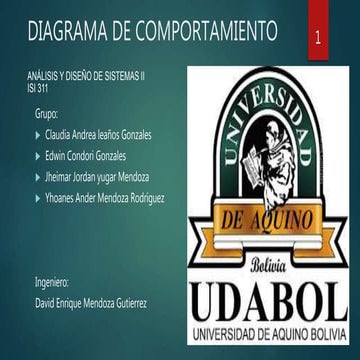 Diagrama de comportamiento | PPTX