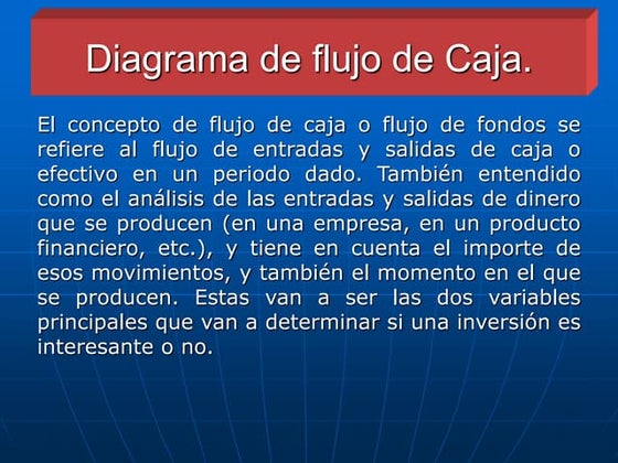 Diagrama De Flujo De Efectivo Proyectado