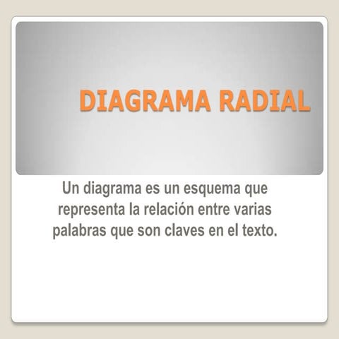 Diagrama radial | PPTX